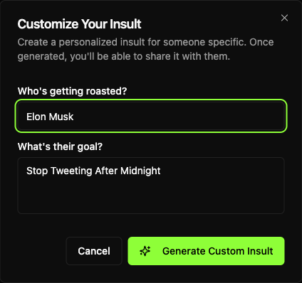 BerateMe - Get Insulted Into Greatness